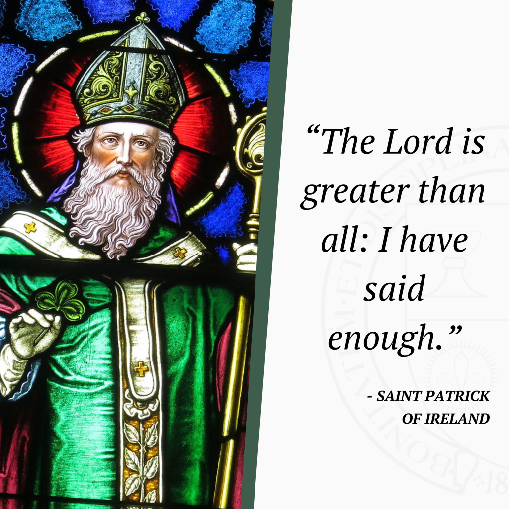 “St. Patrick, Pray For Us!” – Fr. Timothy Scott's, CSB Reflection On St ...