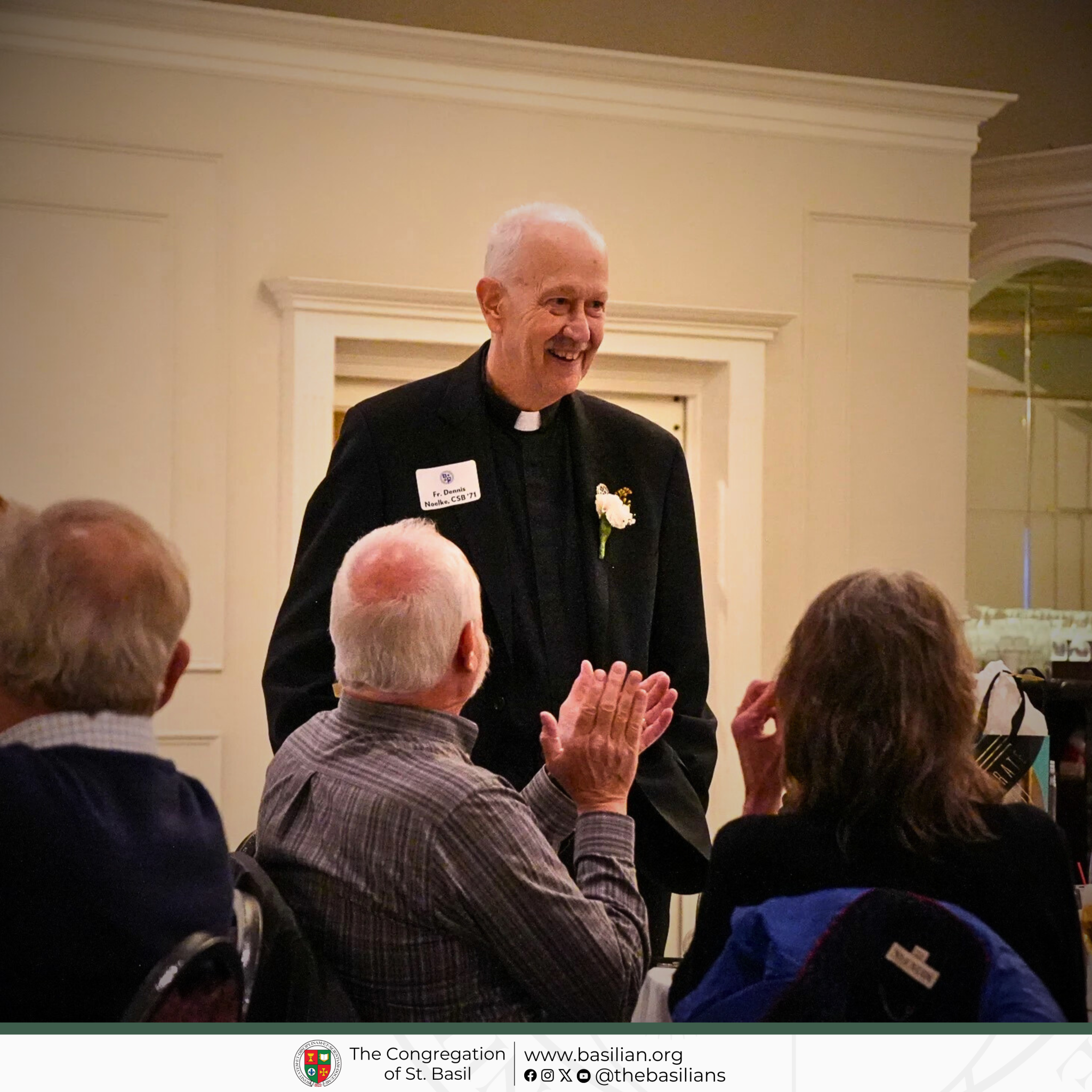 Fr. Dennis Noelke CSB Honored at Catholic Central Alumni Dinner for ...